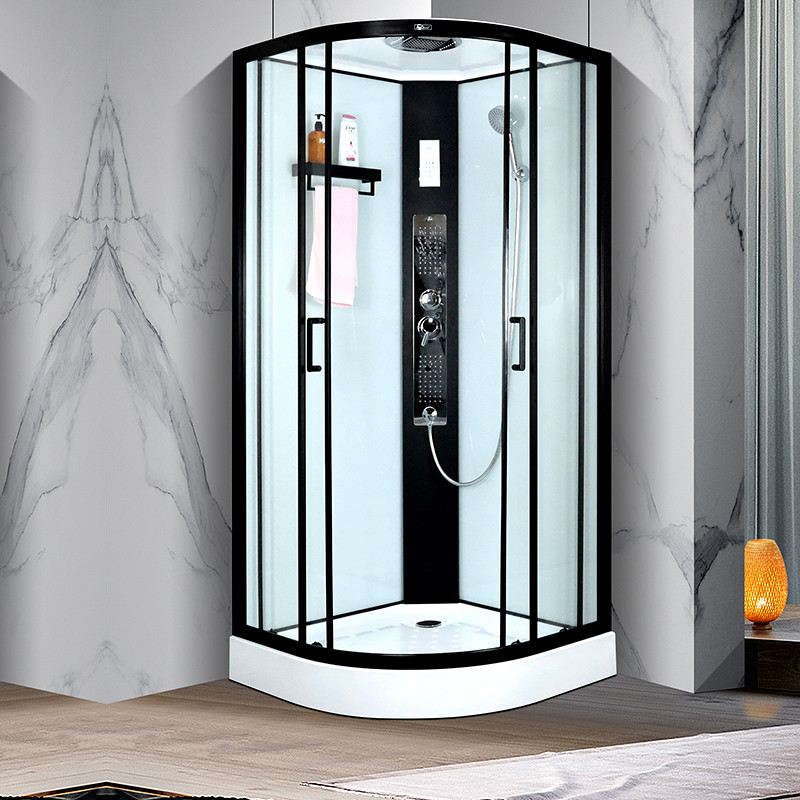 Arc Sector Integrated Steam Shower Room Integral Bath Sliding Door ...
