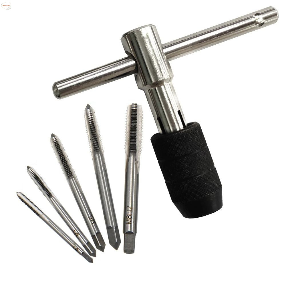 MXBEAUTY 6 PCS Wrench Drill Set, T-type M3-M8 Hand Tapping Tools ...
