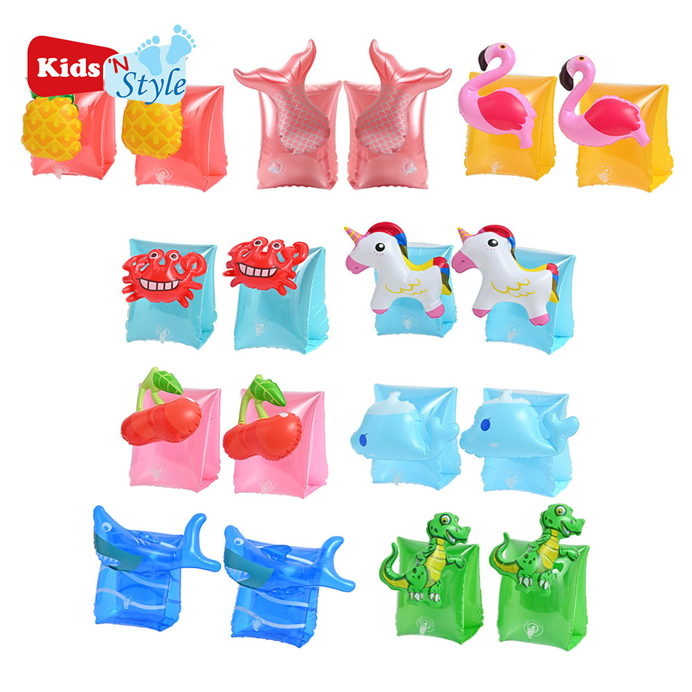 Inflatable Arm Bands Cute Fruit Animal Ocean Character Shaped Swimming ...