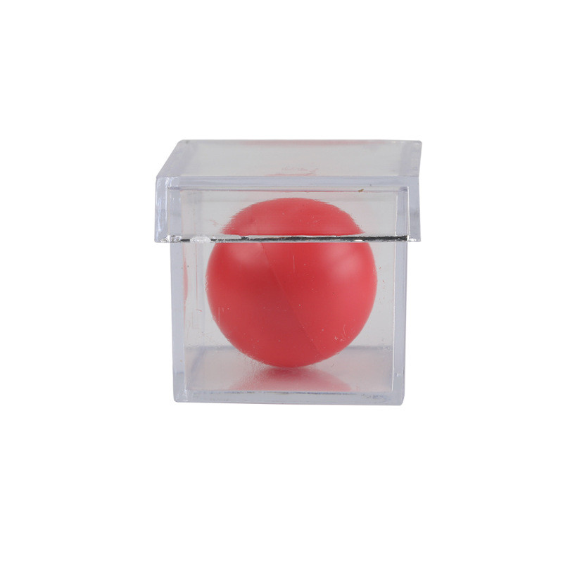 Magic trick The ball crosses into the box magic prop toy random color ...