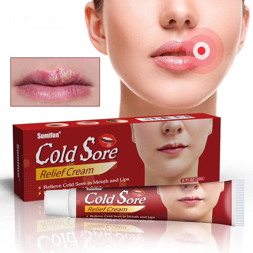 Cold Sores Relief Cream Herpes Antibacterials Ointment Chapped ...