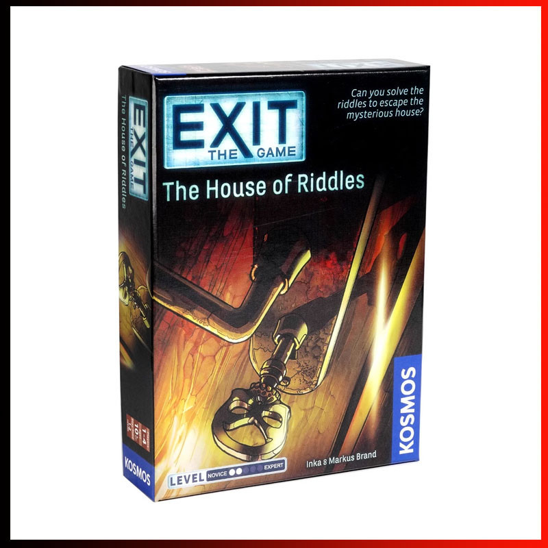 Exit: The Game The House of Riddles Board Game Home Escape Room Game ...