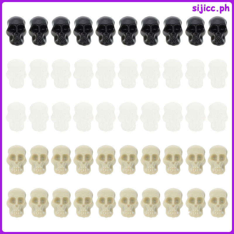 [READY STOCK] 50 Pcs Small Skull Mannequin Halloween Figurines Party ...
