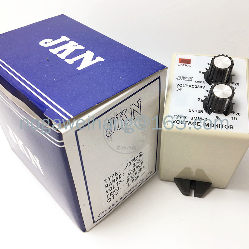 JKN JVM-2 Overvoltage, undervoltage, open phase, protection relay 380V ...