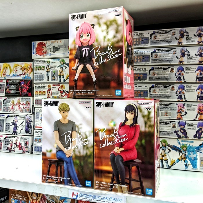 Break Time Collection Spy X Family Anya Yor Loid Forger Figure | Shopee ...