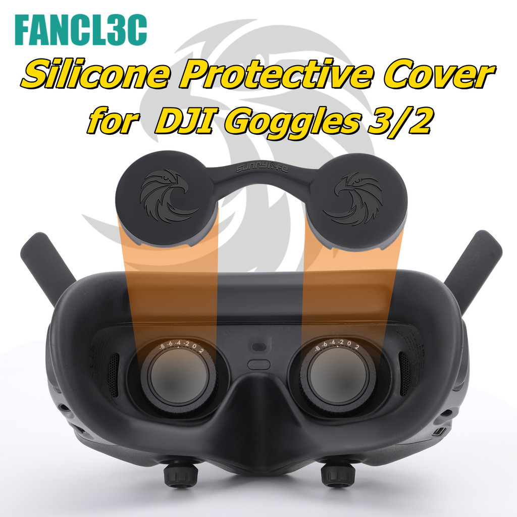 for DJI Goggles 3 2 Lens Cover Dust-proof VR Lens Silicone Case Anti ...