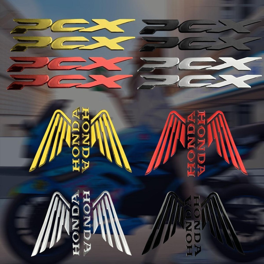 3D Resin PCX Logo Sticker Decal Motorcycle Body Waterproof Decal for ...