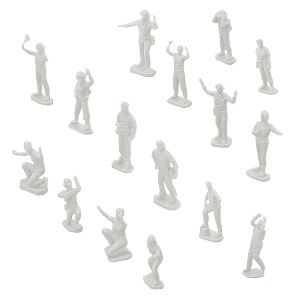 Model Toy Soldiers Miniature Soldier Playset Cake Toppers DIY Model ...