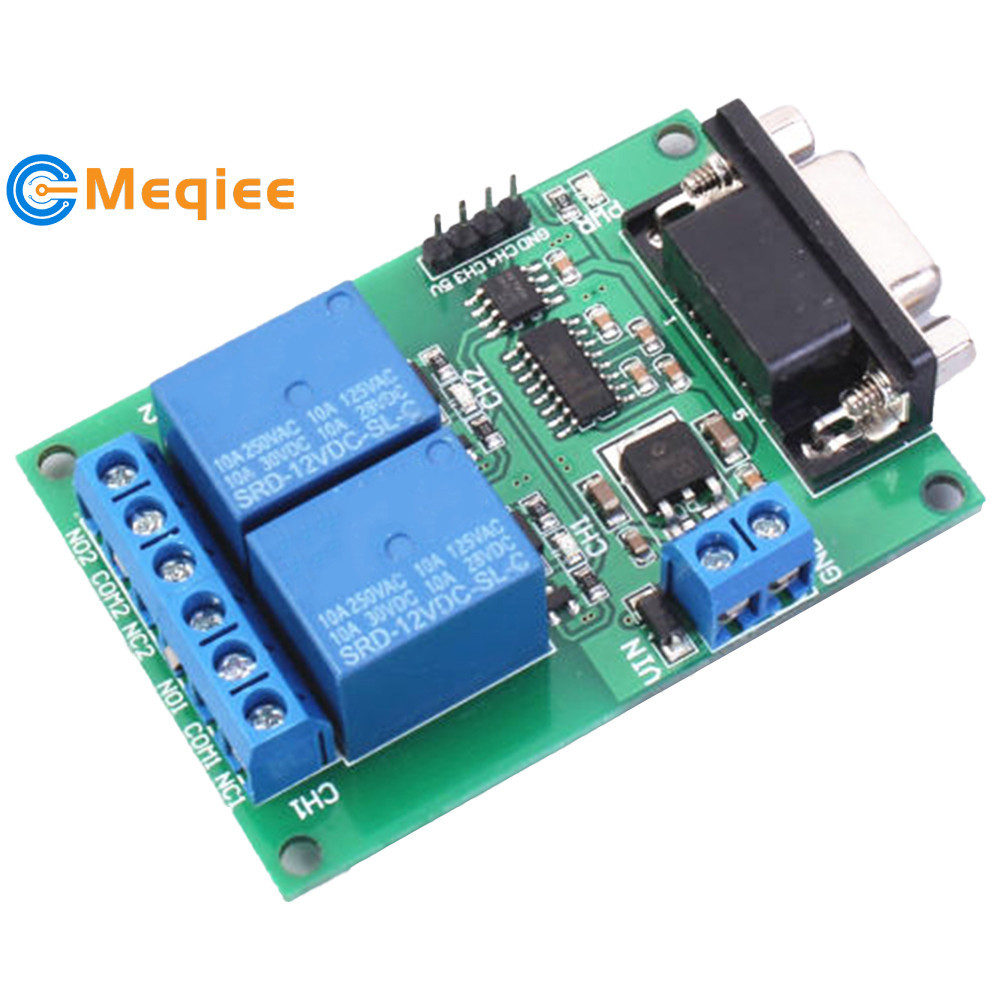 DC 12V 2CH RS232 DB9 Serial Relay | Shopee Philippines