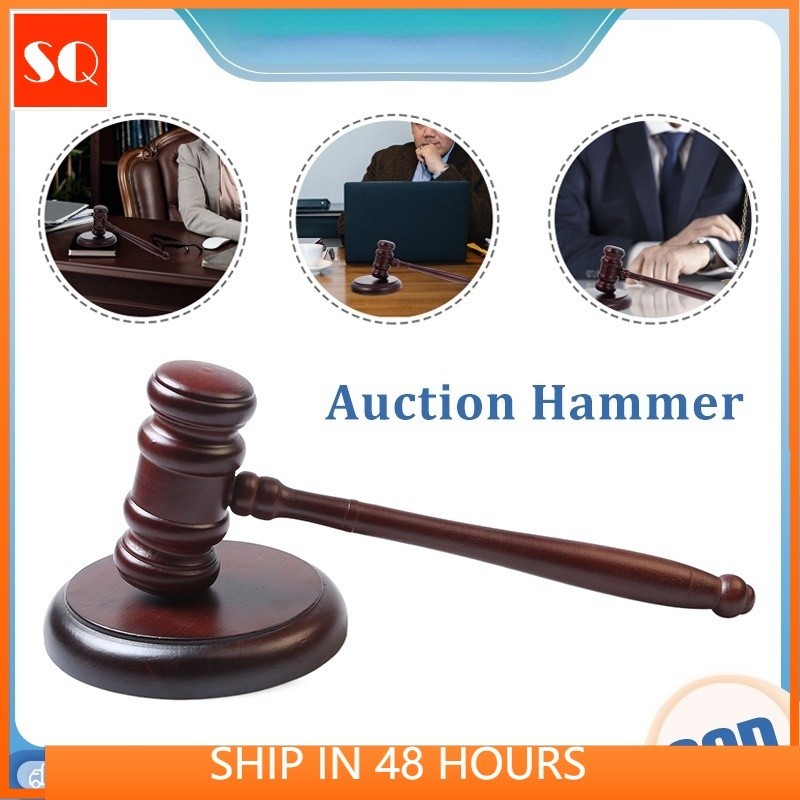 1 set of mallets and bricks, auction hammer auction, sale mallet, judge ...