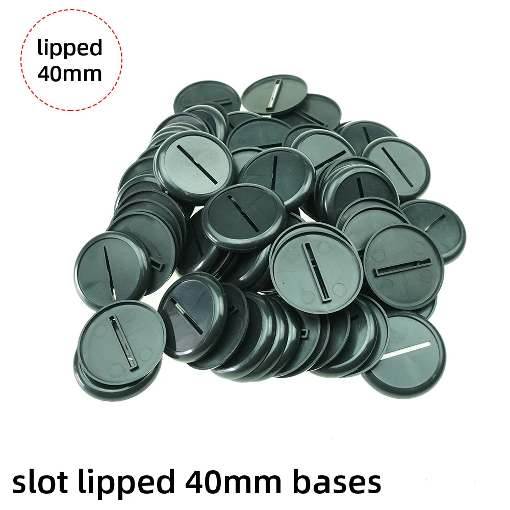 40000 Base 40mm Slot Lipped Bases Table Games for War Machine 40k ...