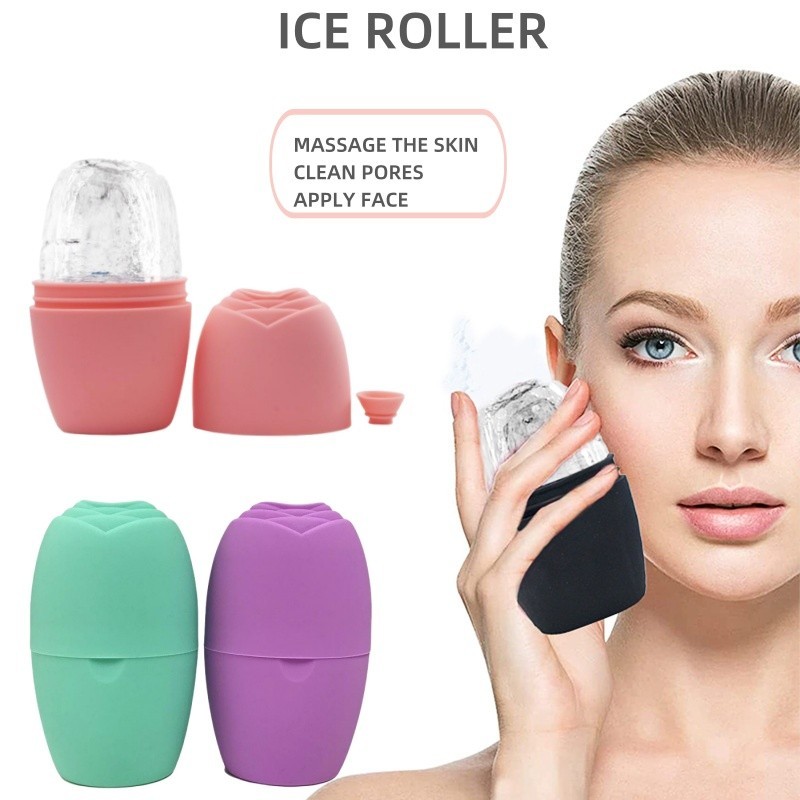 Ice molder for face Ice Roller Mold Face Lift Reduce Acne Shrink Pores ...