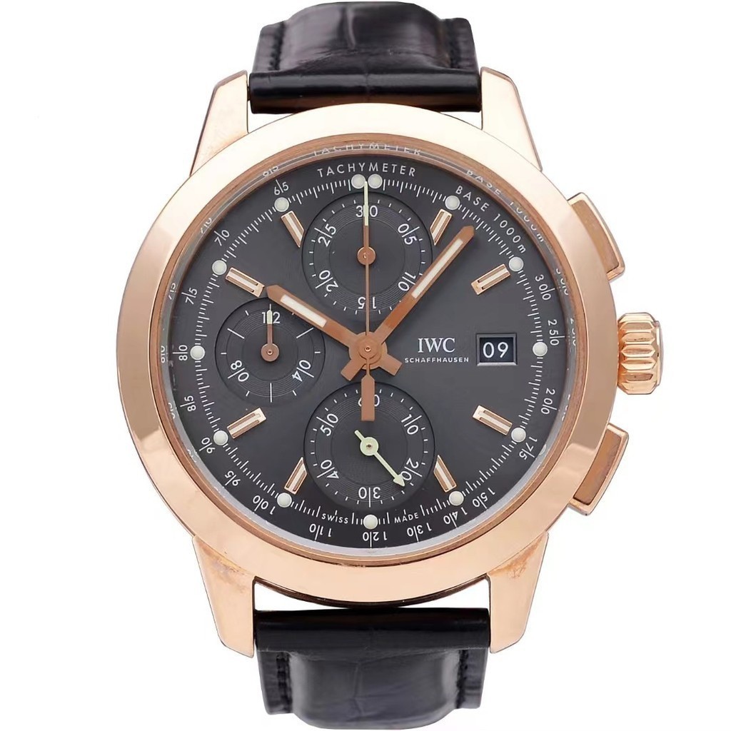 Iwc Engineer Series Rose Gold Chronograph Automatic Mechanical Men's ...