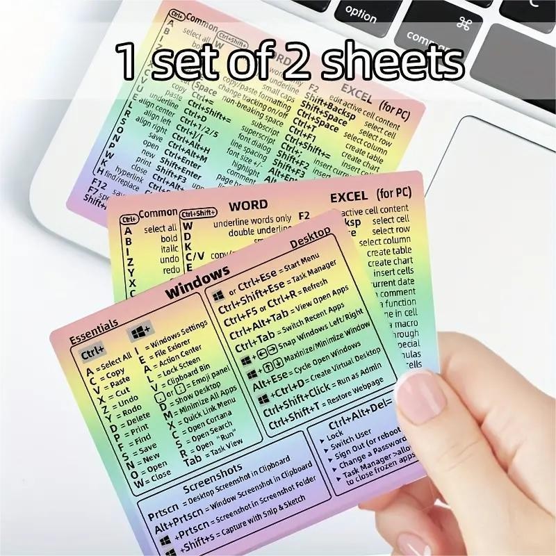 Windows/Word Laptop Shortcut Stickers (Pack of Two) | Shopee Philippines