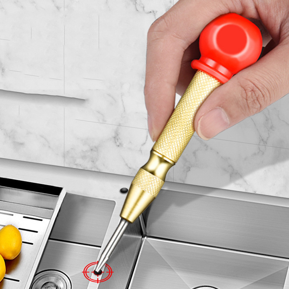 Automatic Center Punch Kerner Woodworking Metal Puncher Steel Hole Self ...