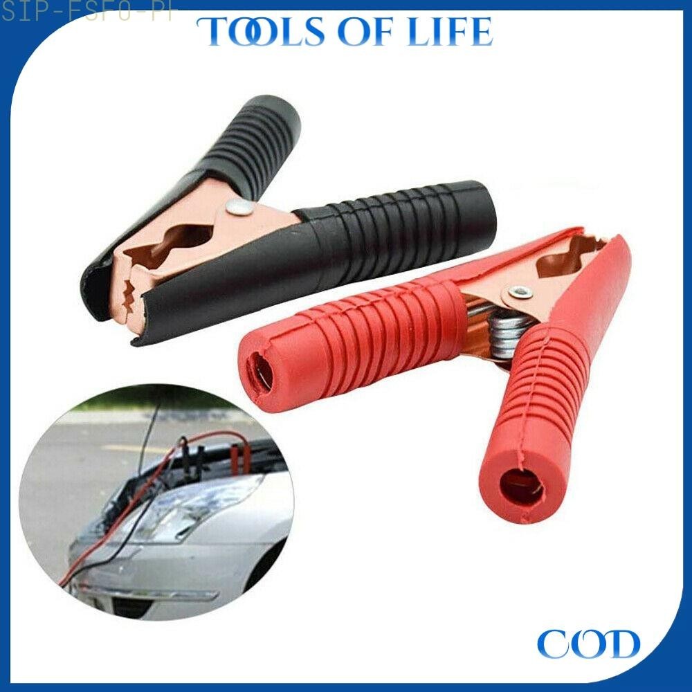 100A Copper Alligator Clip Car Battery Charger Heavy Alligator Clip ...