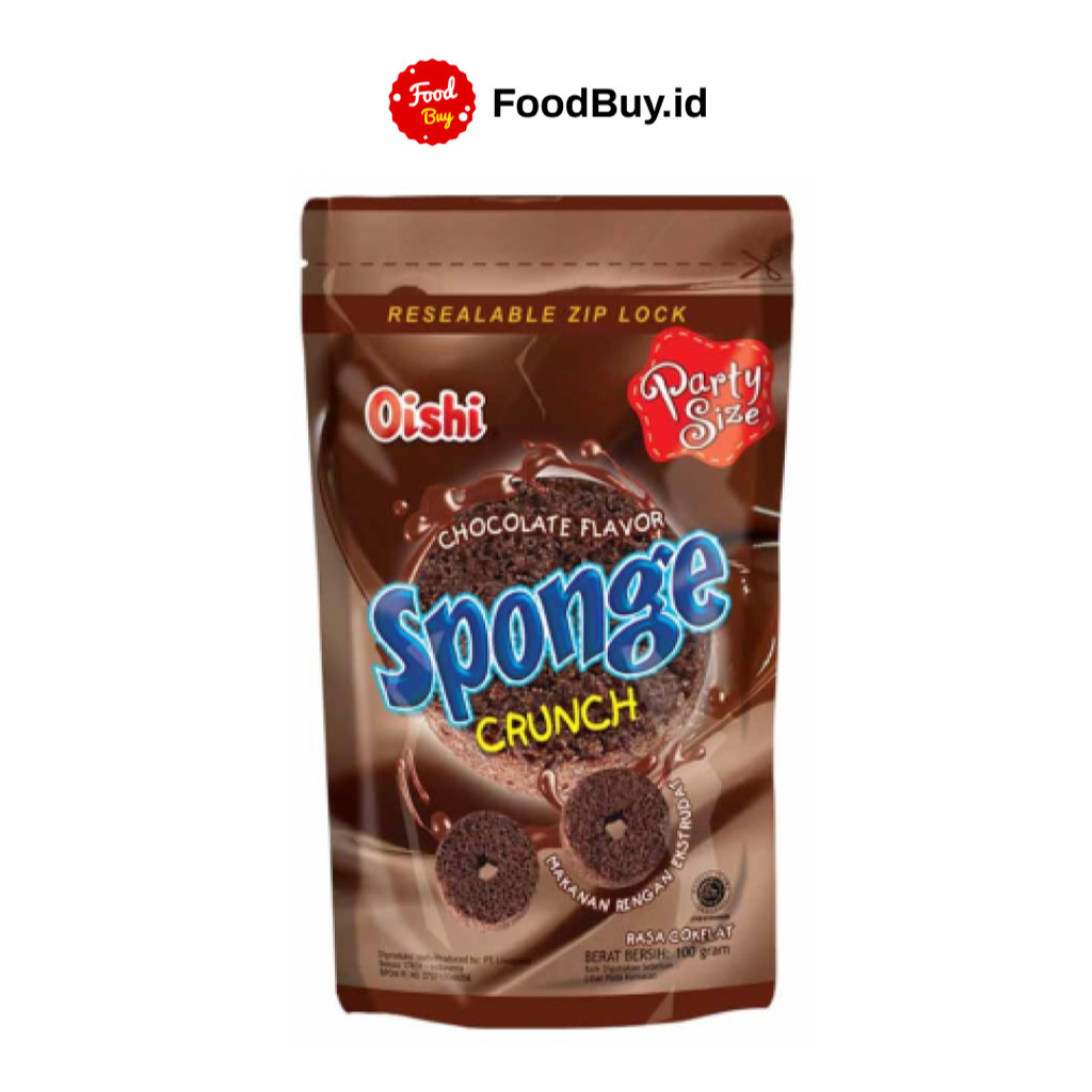 Oishi Sponge Crunch Chocolate Flavor 100 gr | Shopee Philippines