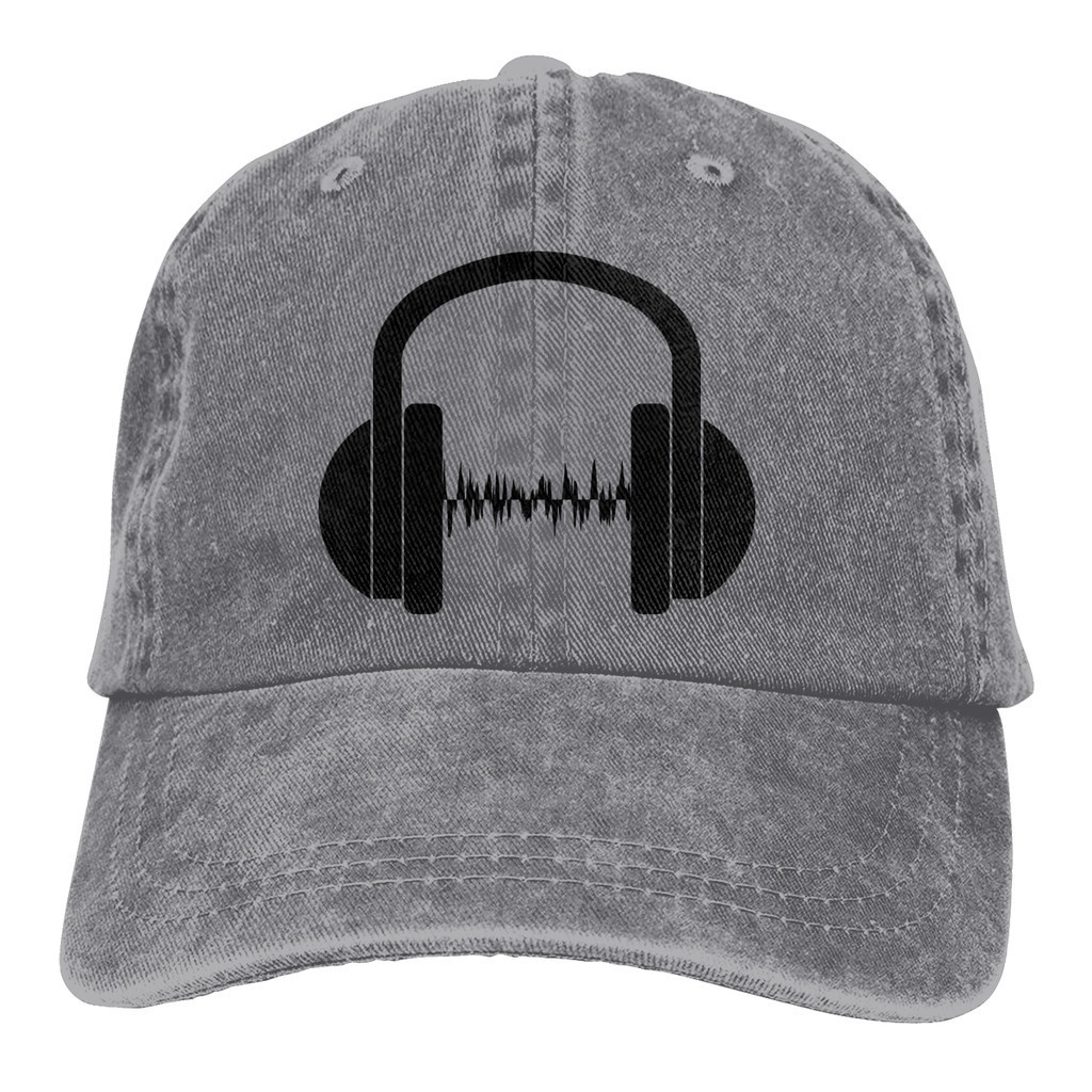 Vintage Unisex Adjustable Trucker Cap for Adult Wave Waveform Aural ...