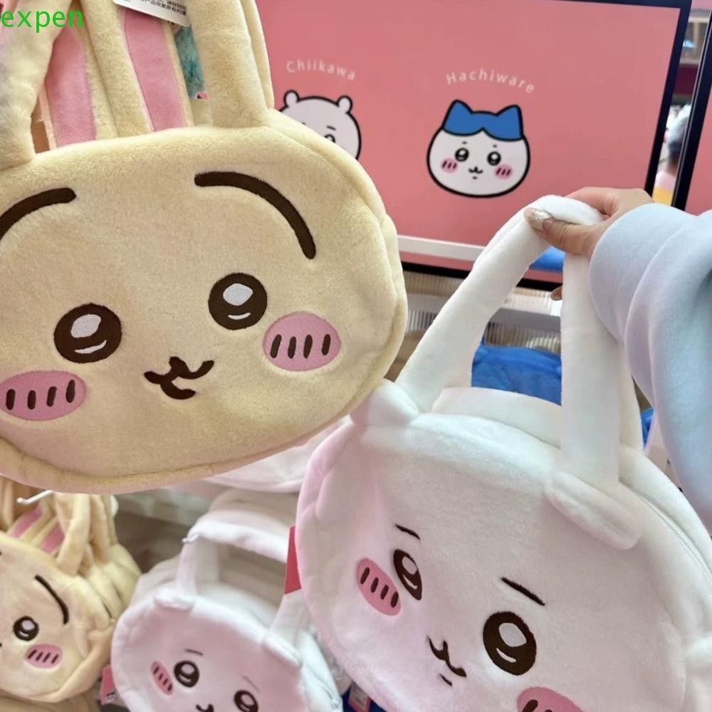 EXPEN Chiikawa Plush Bag, Cartoon Momonga Usagi Shoulder Bag, Kawaii ...