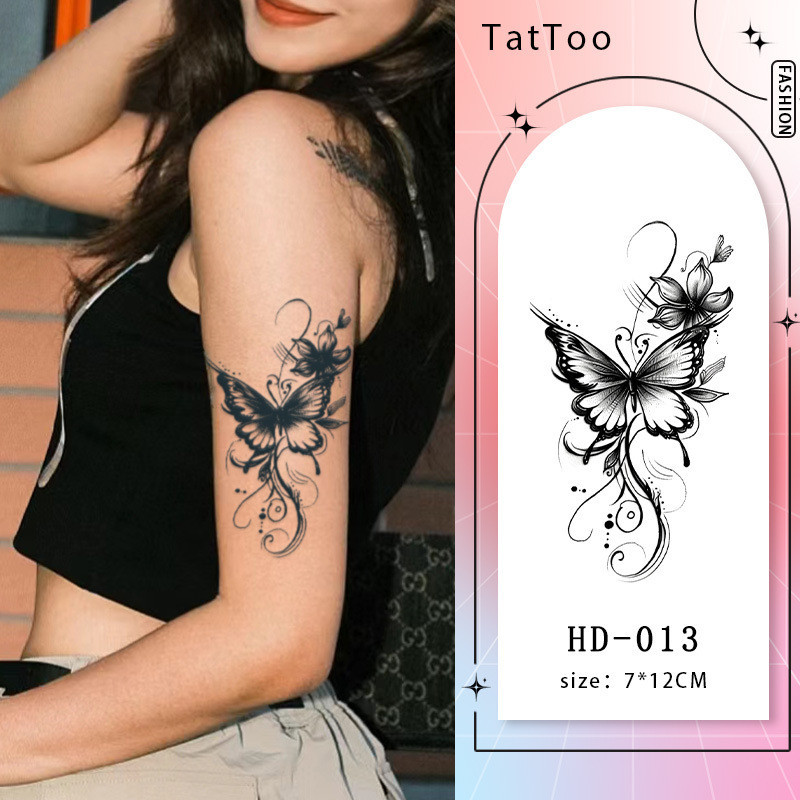 Tattoo Sticker Waterproof Long Lasting Minimalist Tattoo Magic ...