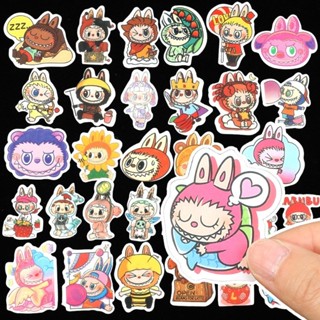 [ Featured ] 80Pcs Labubu Stickers - Water Cup Trunk Decor - Hand ...