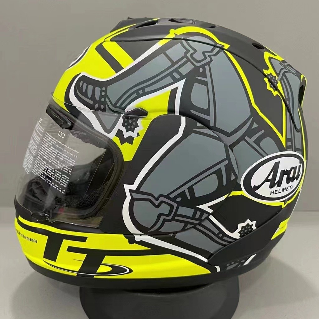 ARAI RX7X Isle of Man TT Yellow Full Face Helmet Arai Full Face Helmet ...