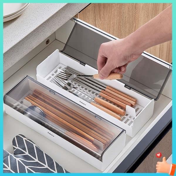 spoon and fork organizer spoon and fork organizer with cover Chopsticks ...