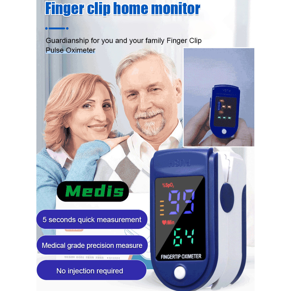 【Finger Clip Home Monitor】Finger clip heart rate monitor oximeter ...