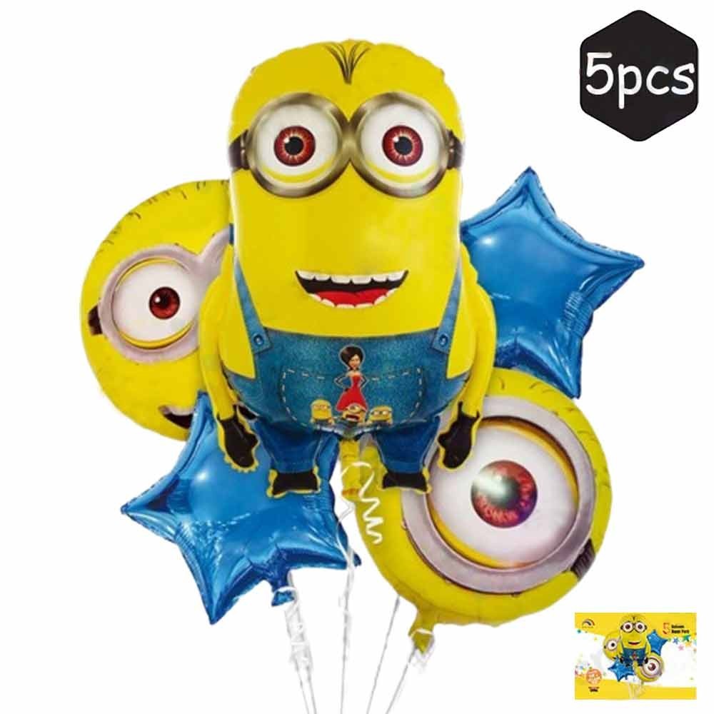 Minions 5 pc Balloons set Minions Birthday decorations | Shopee Philippines