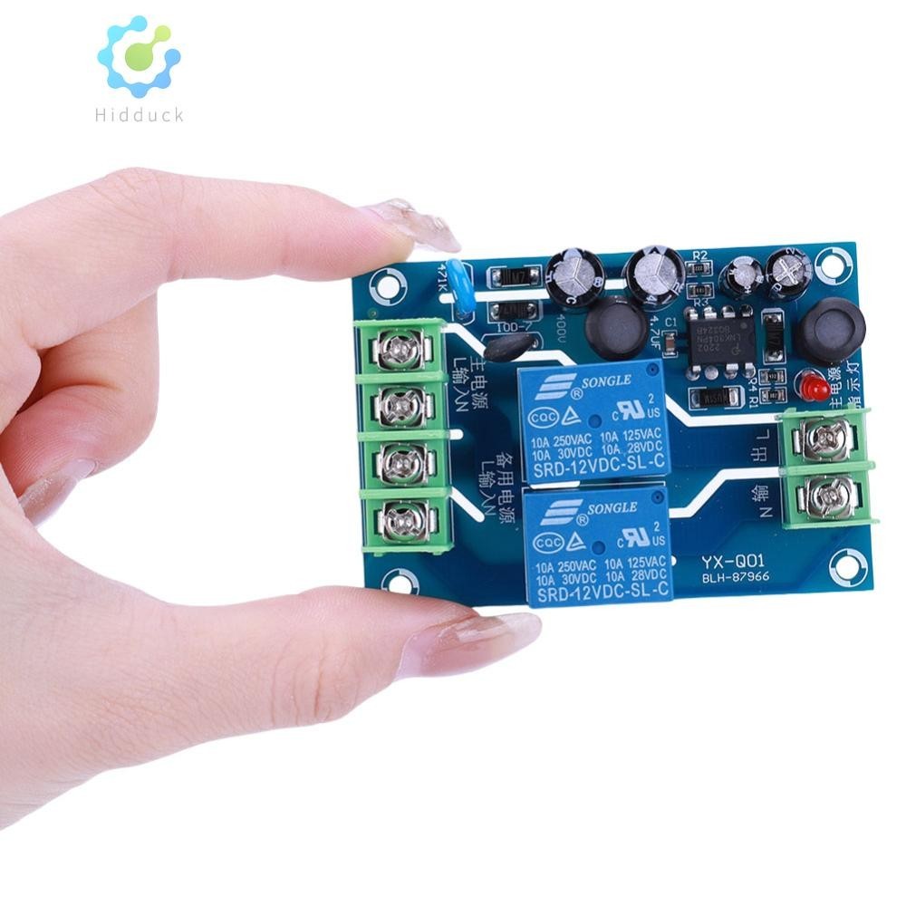 220V 2 Way Dual Power Supply Automatic Switcher 10A Conversion ...