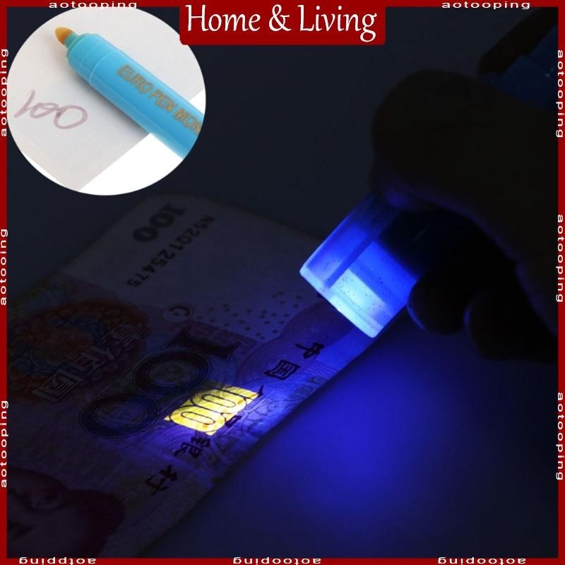 AOTO Money Detector Pens with UV Light for Counter-feit Cash Detection ...