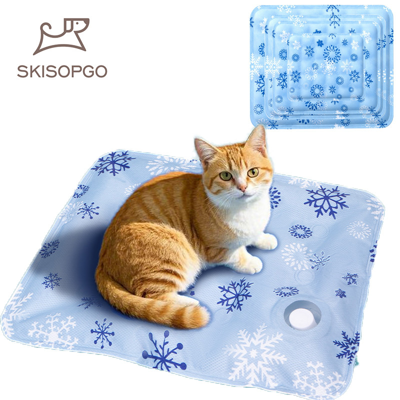 Skisopgo Dog Cooling Bed Gel Ice Breathable Sleeping Bed Waterproof ...