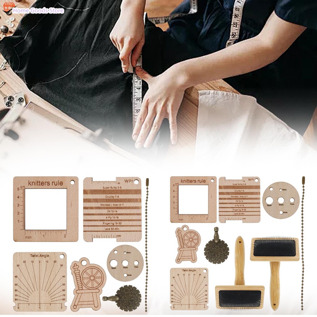 Knitting Gauge Rulers Convenient Yarn Measuring Tools Practical ...