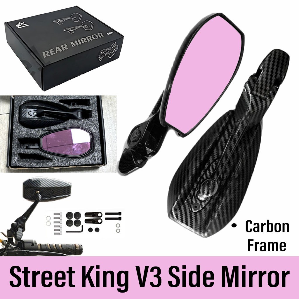CUSTOMIZE YOUR BIKE! 100% Waterproof Universal MOTORCYCLE SIDE MIRROR ...