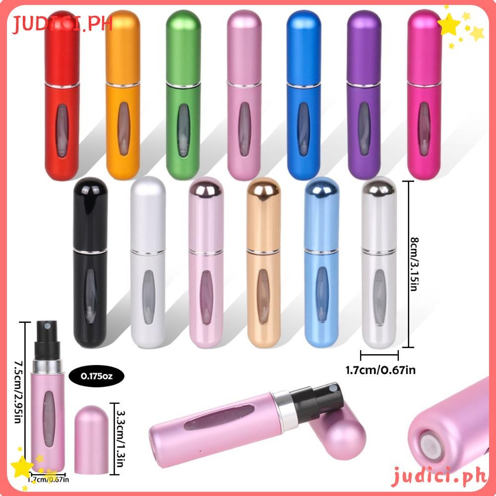 JUDICI Perfume Refill Bottle, Mini Portable Perfume Dispenser, Makeup ...