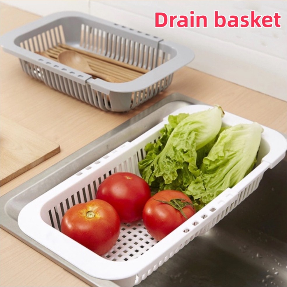 WhaleTech Kitchen Expandable Strainer Drain Vegetable Fruit Drainer ...