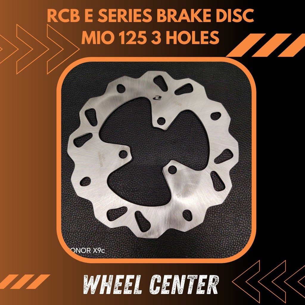 RCB Steel Disc Plate E-series Front for Yamaha Mio 190mm 3 holes ...