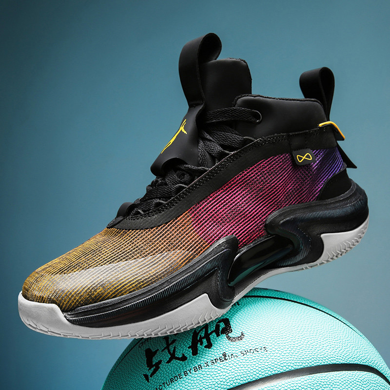 IEAGO Original High Spike Basketball Shoes for Men Casual Breathable ...
