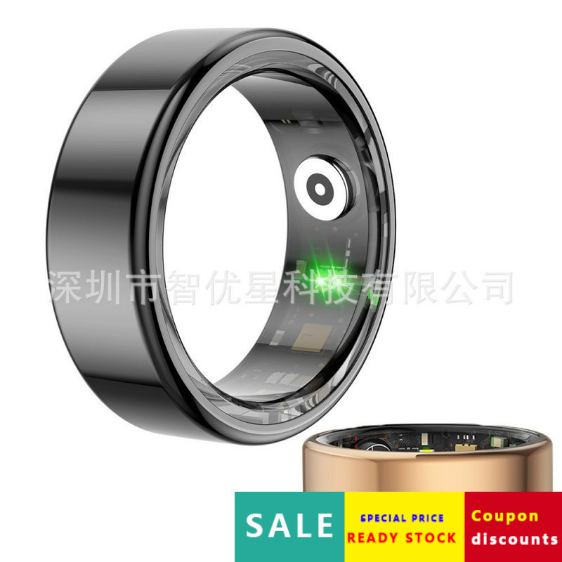 2025 Fashion Sports R02 smart ring Waterproof Black Technology GNP ...