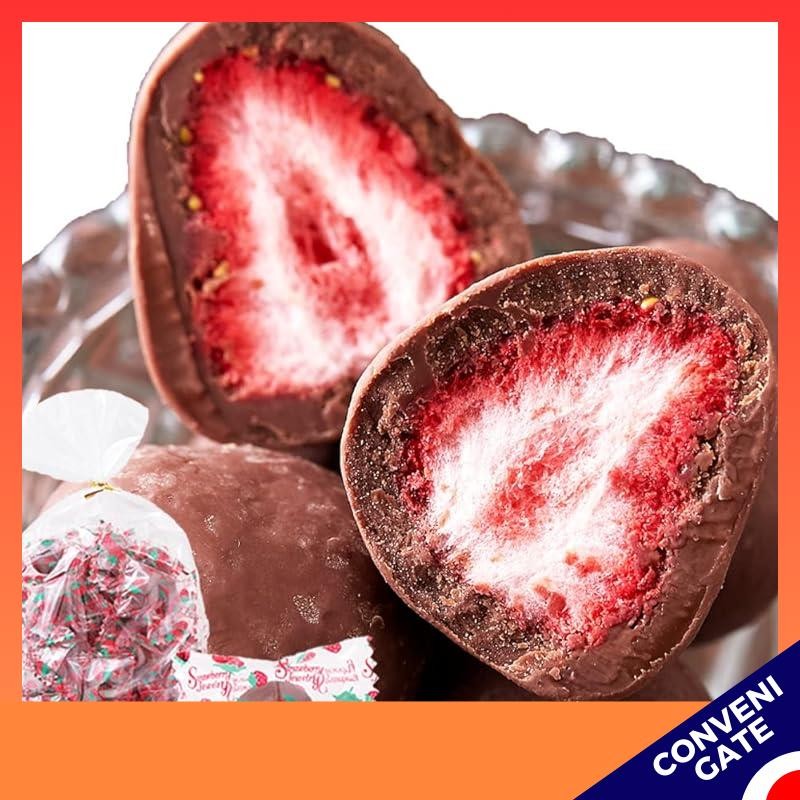Whole Strawberry Milk Chocolate, Rich Chocolate Strawberry Freeze-dried ...