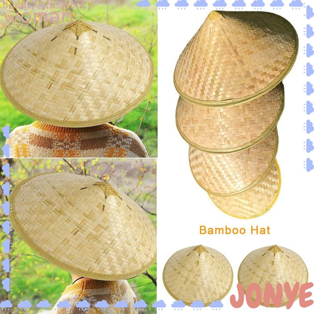 Bamboo Hat, Handmade Bamboo Rattan Woven Hat, Cute Weave Straw ...