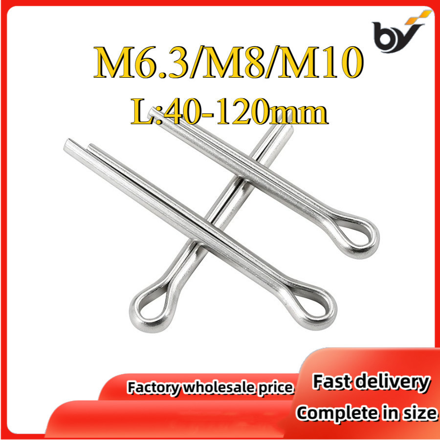 Stainless 304 Cotter Pin / SUS Split Pin / Cutter Pin M6.3/M8/M10 (-BY ...