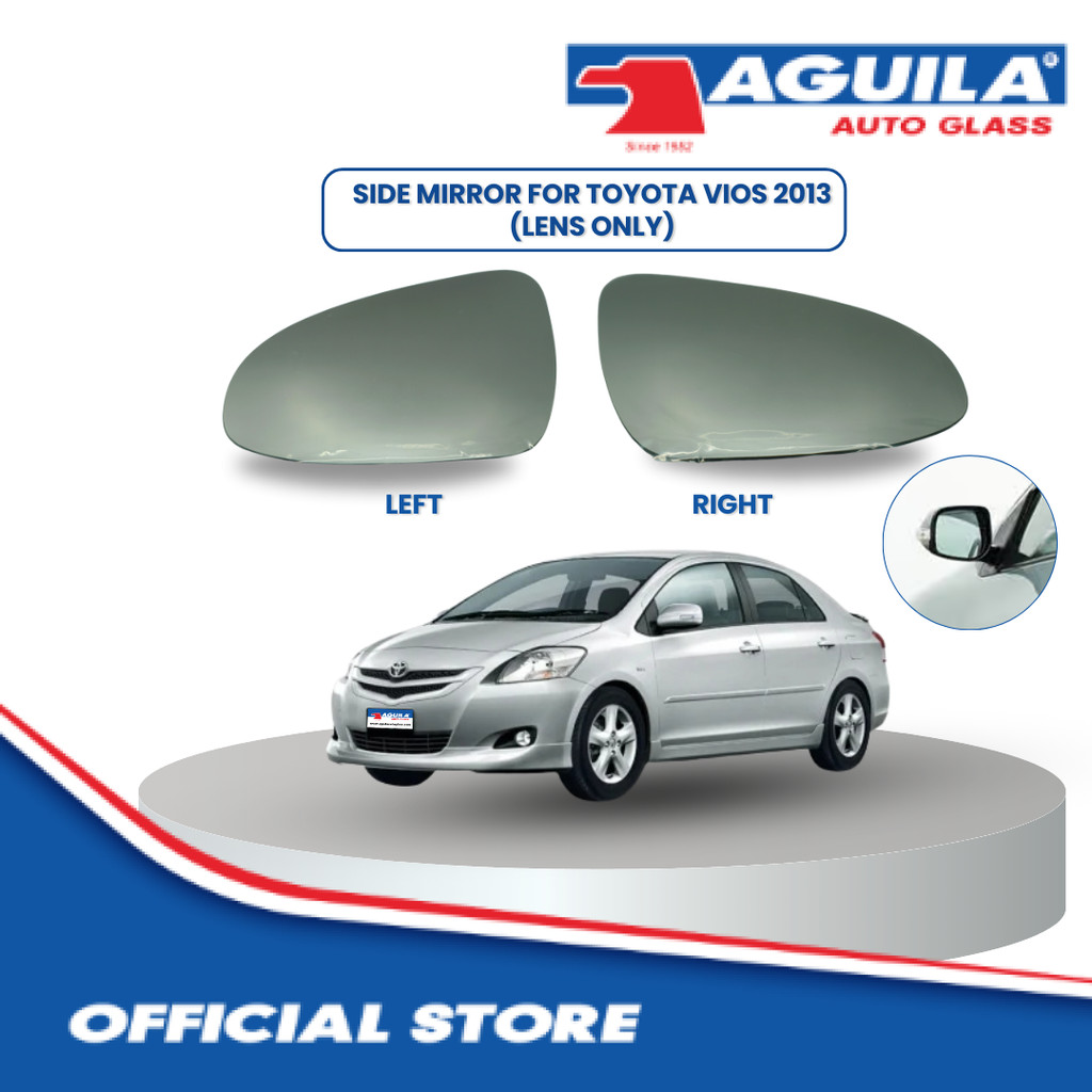 Side Mirror of Toyota Vios 2013 (Lens only) | Shopee Philippines