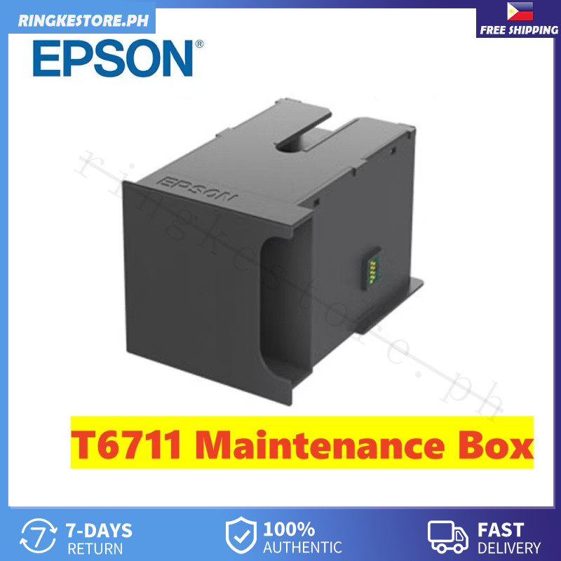 L1455 T6711 Ink Maintenance Box for EPSON WF 7610 7620 7720 7110 7210 ...