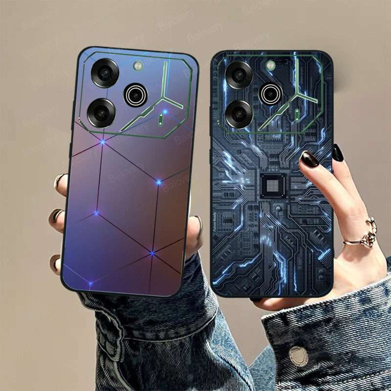 Tecno Pova 6 5G Li7 / Pova 6 Pro Li9 Casing TPU Soft Silicon Full Protective Cover Fashion ...