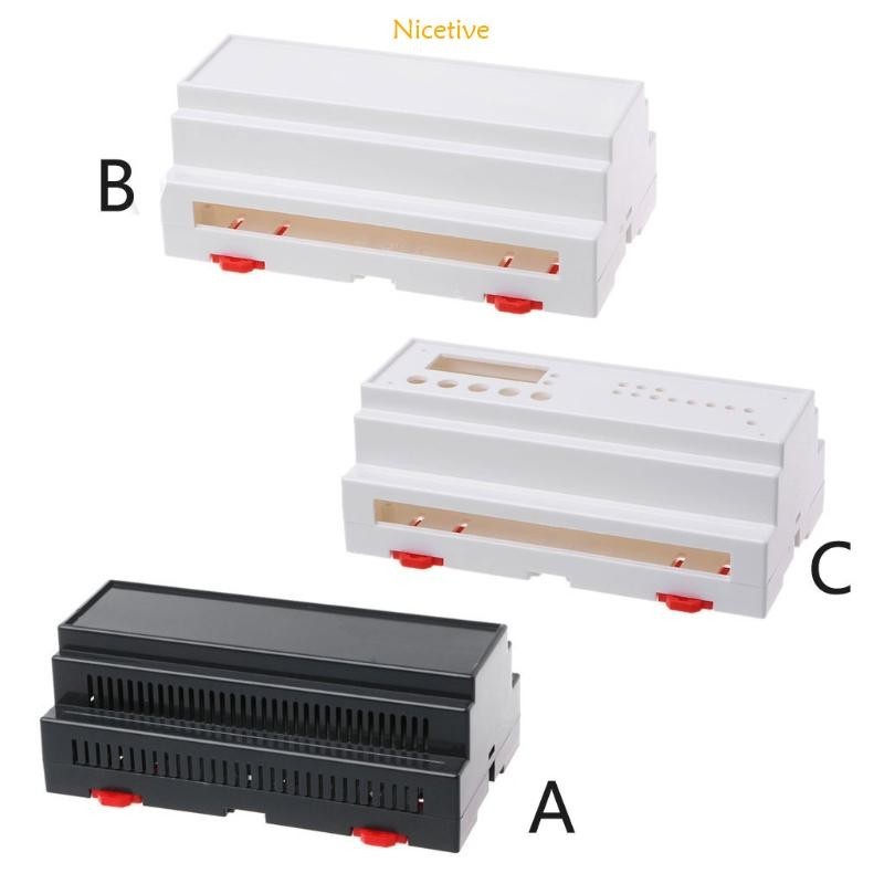 NICE 158x88x59mm ABS Plastic Box Enclosure Electronics Industrial Rail ...