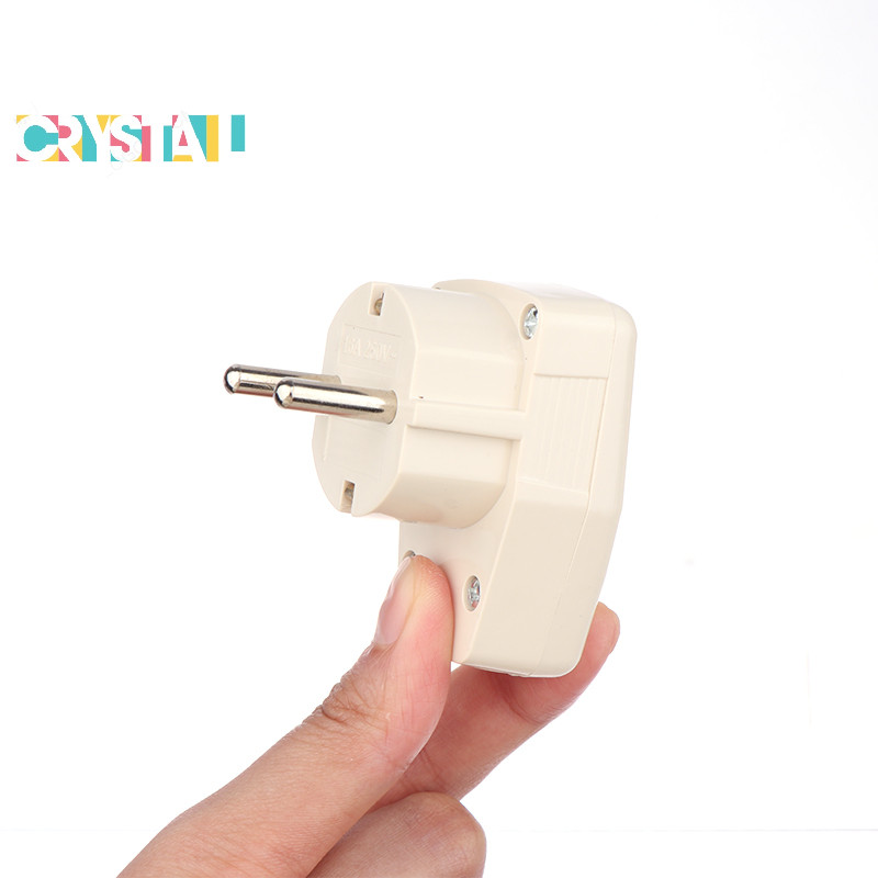 Crystal- 250V 10A EU CEE 7/7 Standard Adapter Receptacle Connector ...