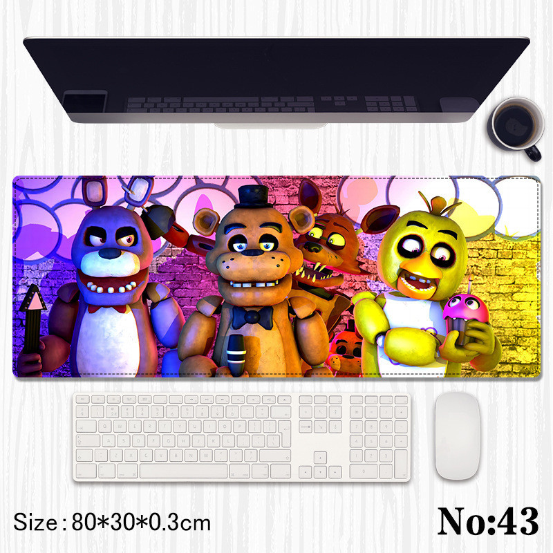 79 * 30cm Fnaf Five nights At Freddys Mouse Pad Xxl Mouse Pad Kawaii ...