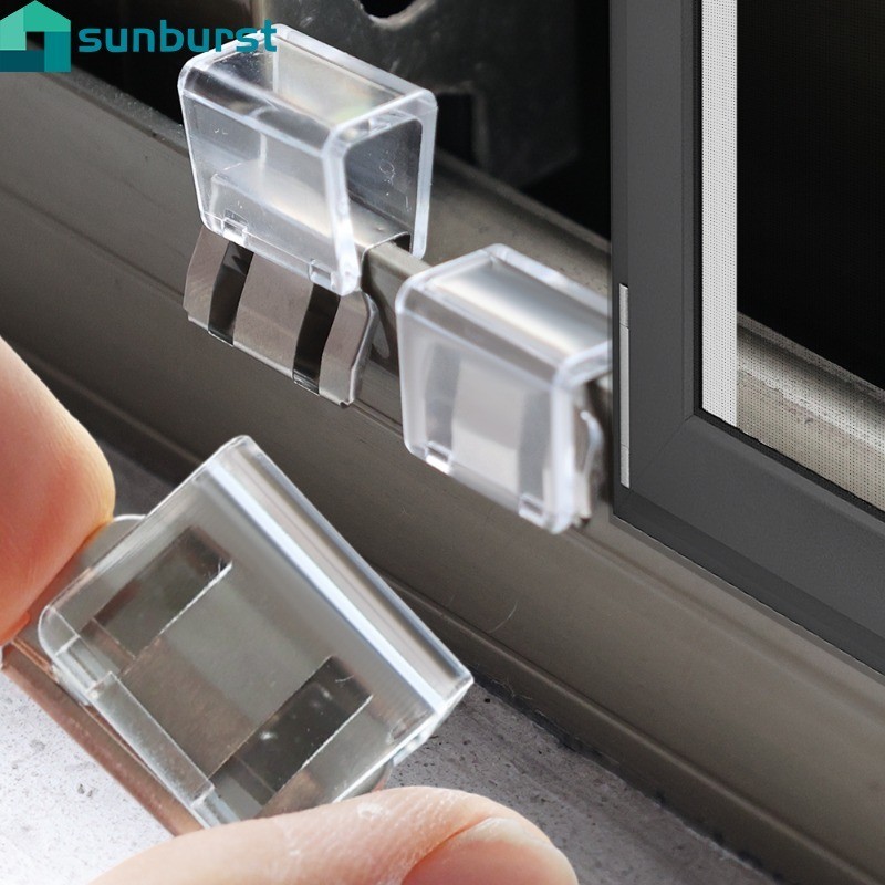 Window Lock Buckle - Transparent, Plastic, Durable - Non-perforated ...