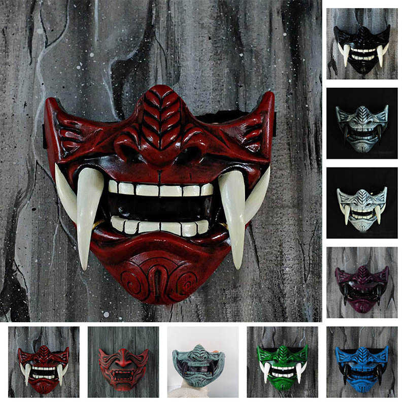 Airsoft Mask Protective Fashion Half Face Mask Prajna Hannya Mask ...